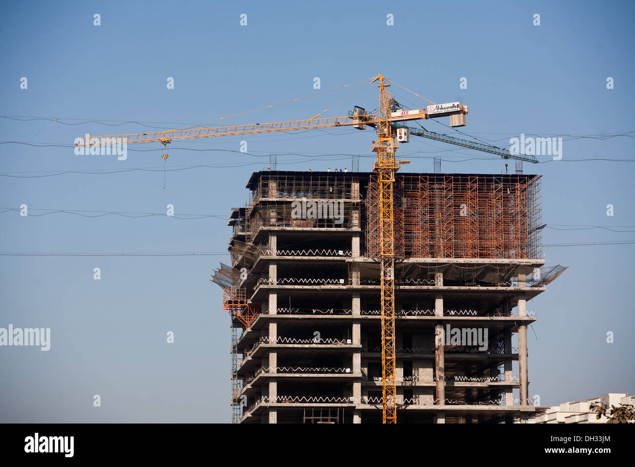 building under construction Parel Mumbai Maharashtra India Asia Stock ...