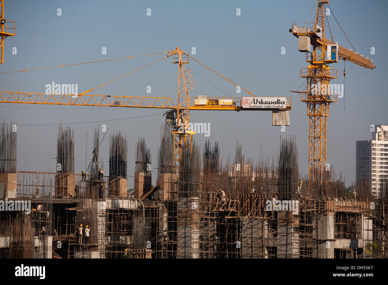 building under construction Parel Mumbai Maharashtra India Asia Stock ...