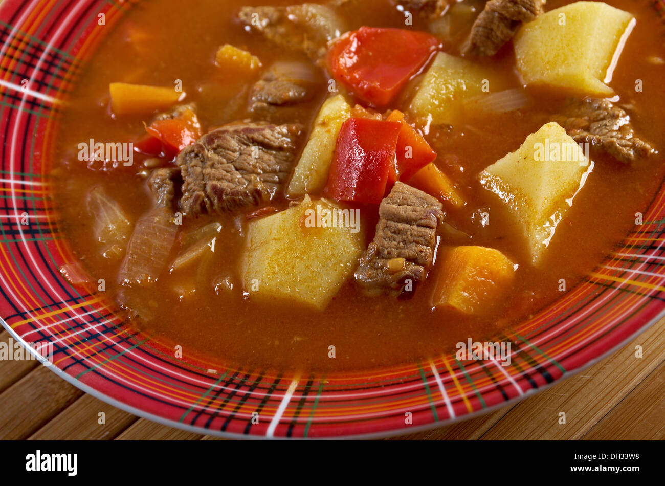 Traditional Bulgarian soup chorba Stock Photo - Alamy