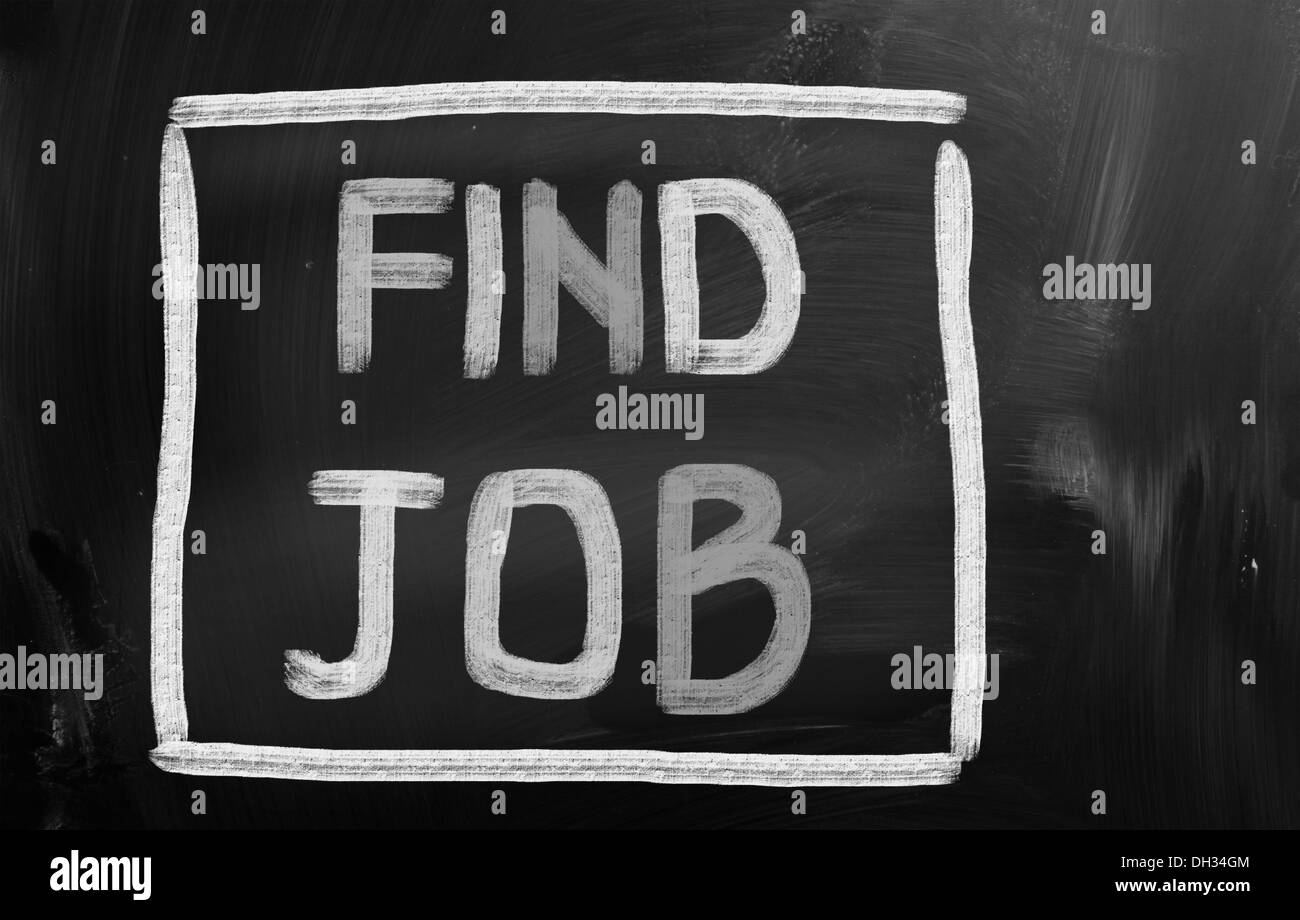 Find Job Concept Stock Photo - Alamy