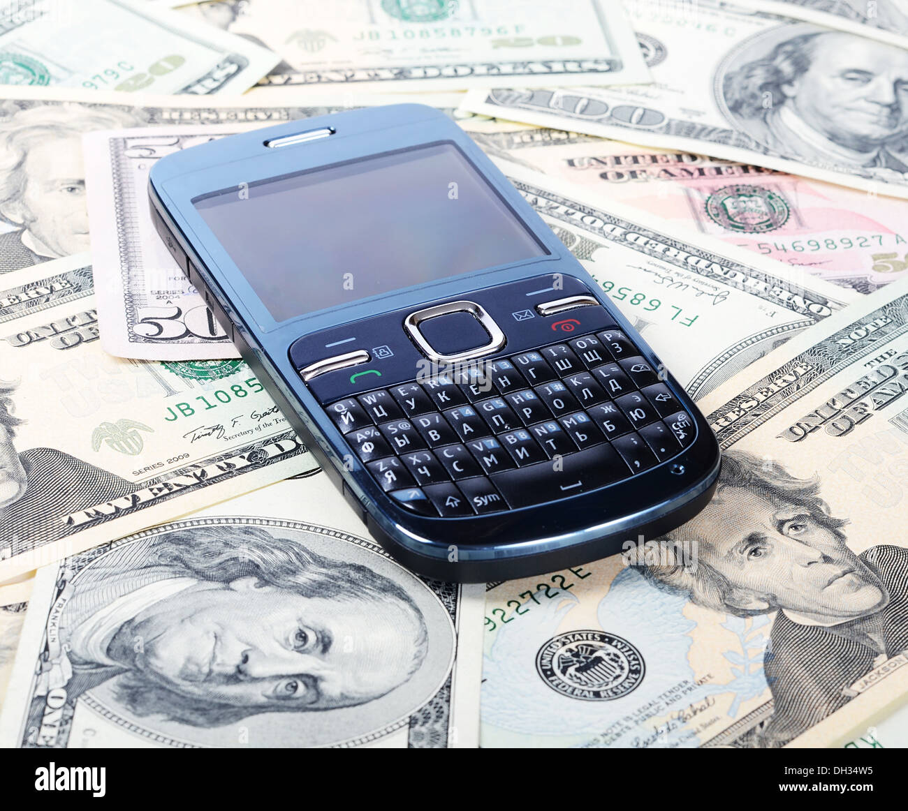 Dollars phone hi-res stock photography and images - Alamy