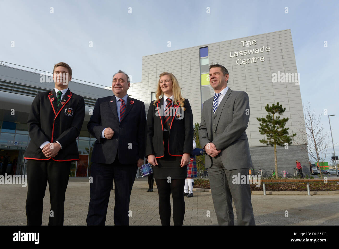 Lasswade high school centre hi-res stock photography and images - Alamy