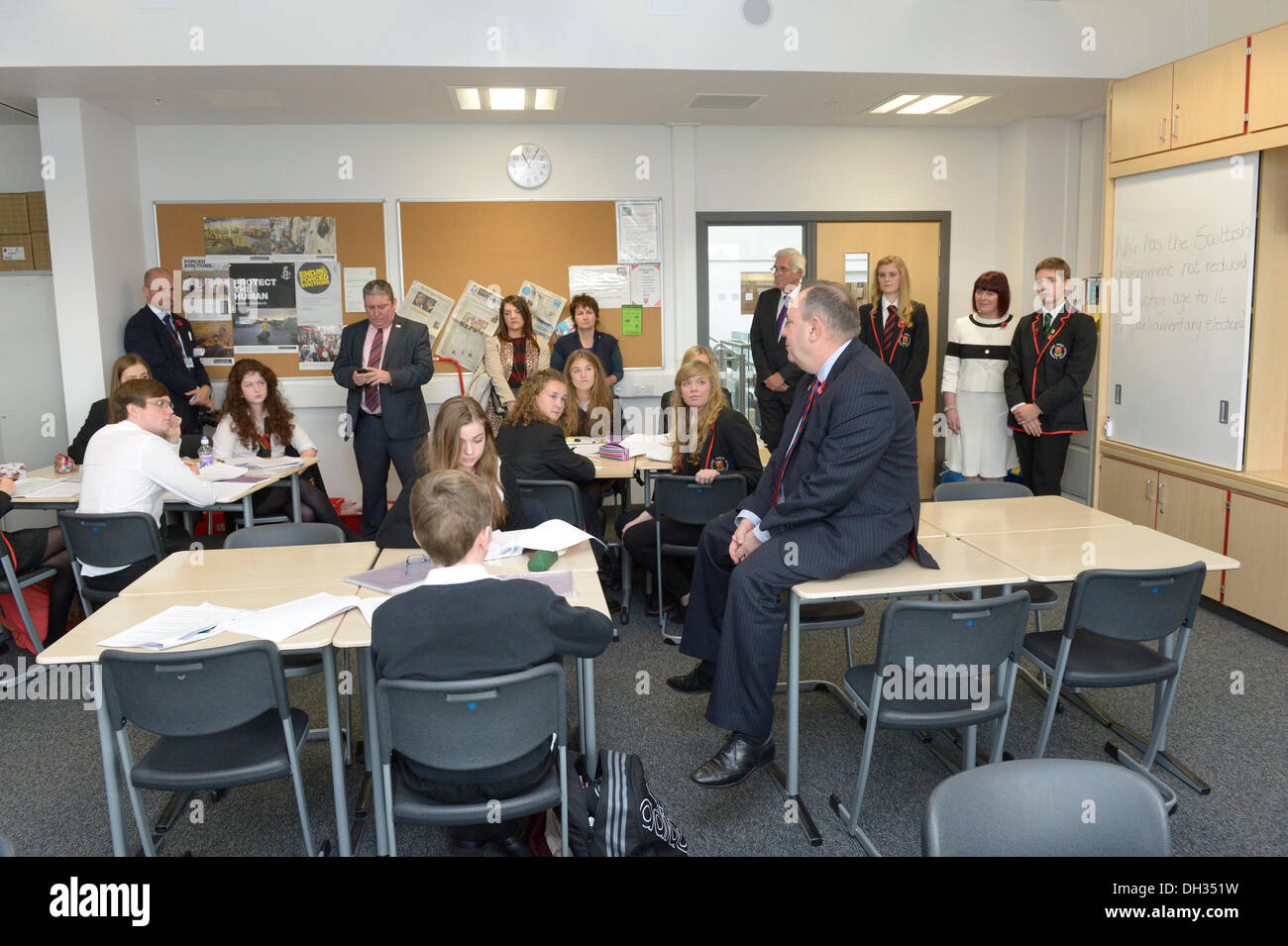 Lasswade high school centre hi-res stock photography and images - Alamy