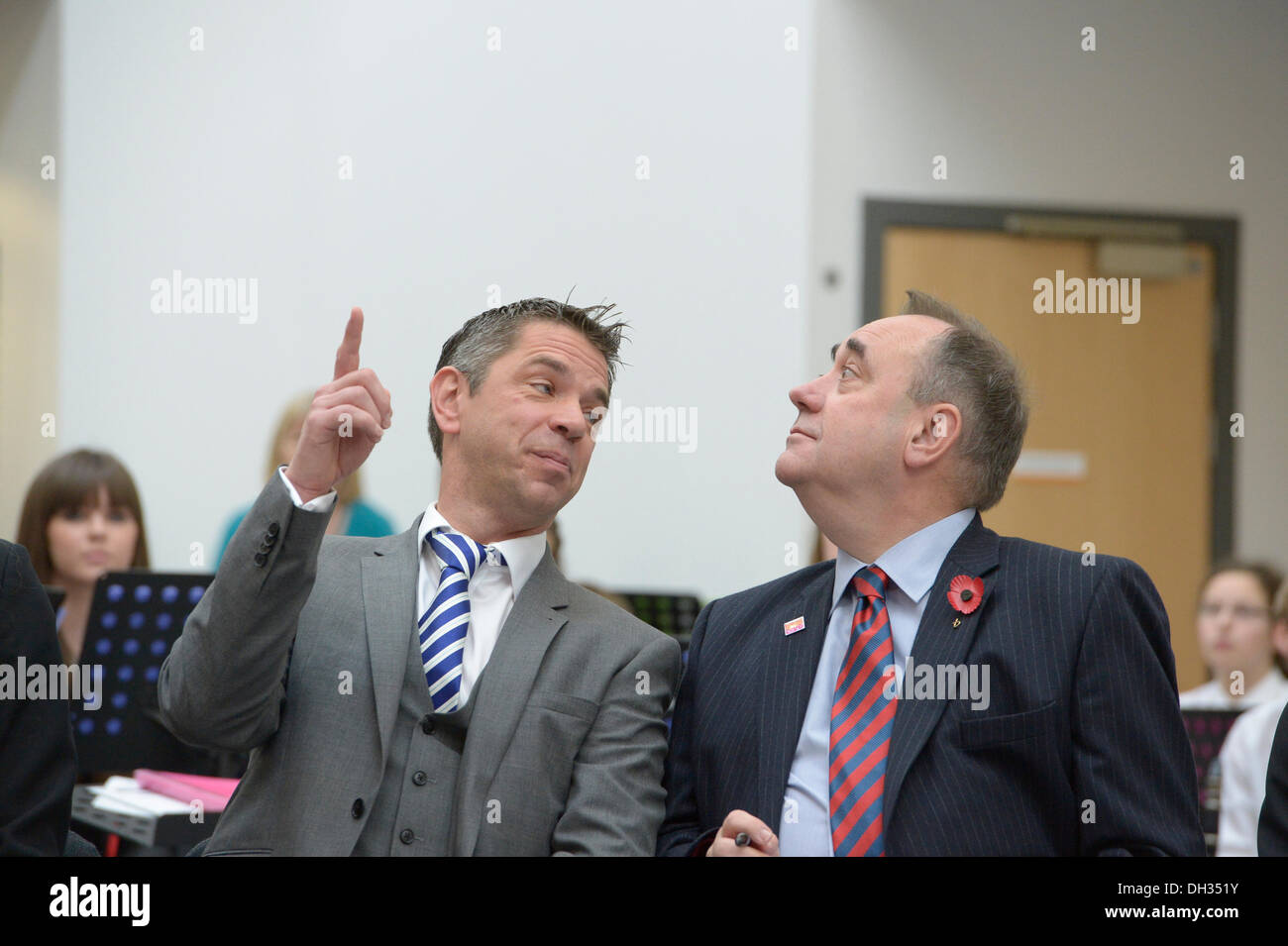 Lasswade high school centre hi-res stock photography and images - Alamy