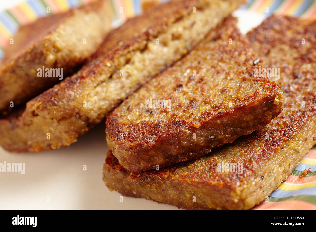 Fried Scrapple Stock Photo - Alamy