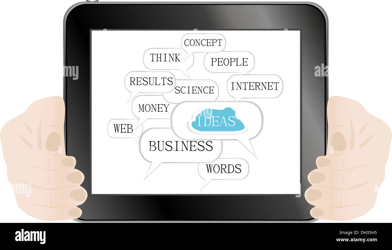 tablet pc computers in people hands Stock Photo - Alamy