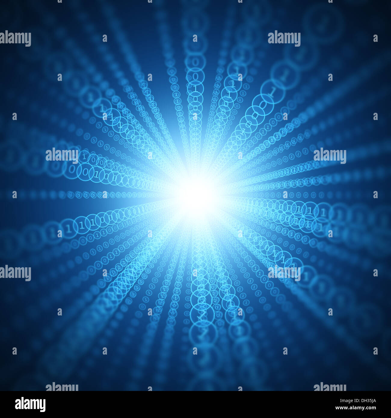 Abstract background with binary numbers Stock Photo - Alamy
