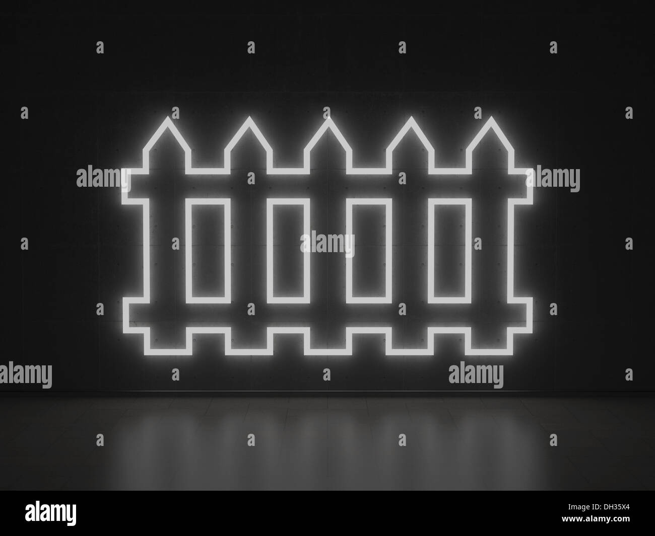 Neon sign background Black and White Stock Photos & Images - Alamy