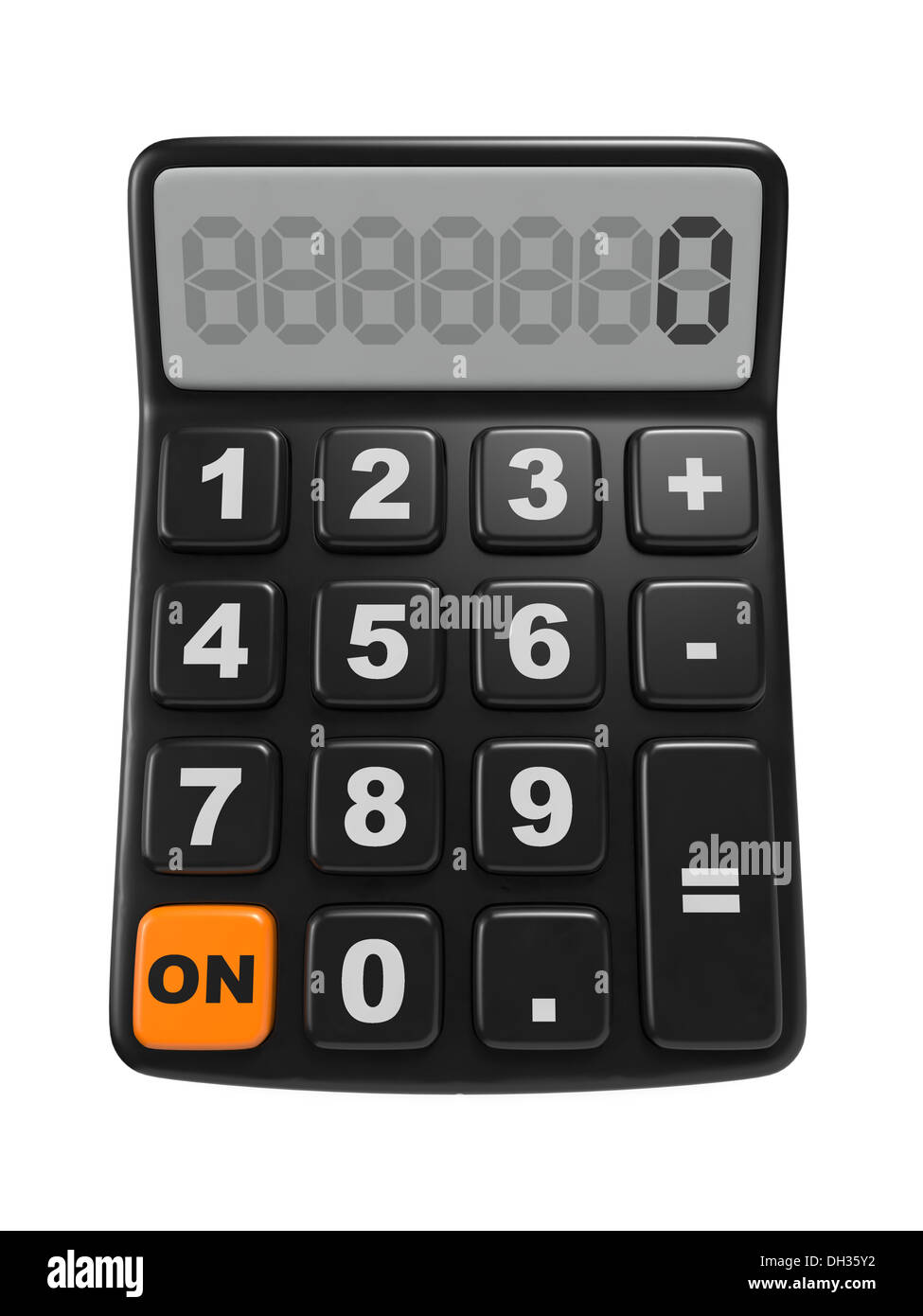 Black Calculator. Mathematics object Stock Photo - Alamy