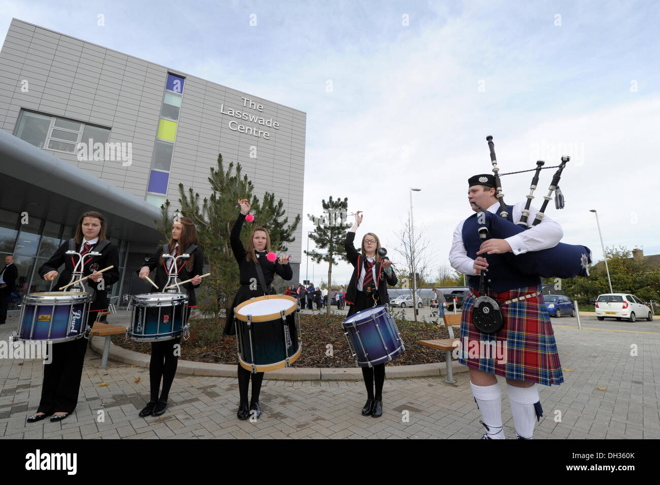 Lasswade high school centre hi-res stock photography and images - Alamy