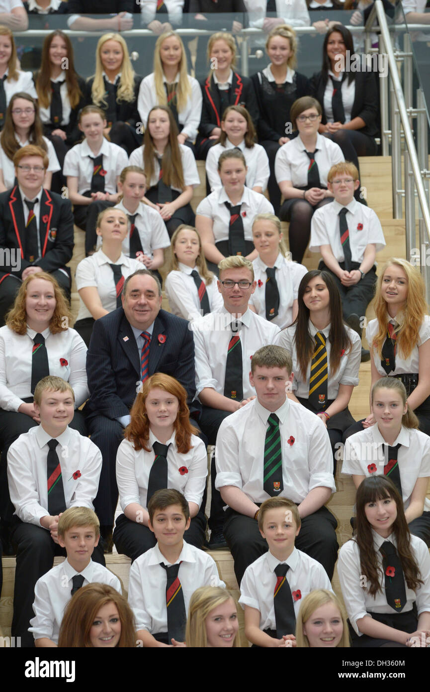 Lasswade high school centre hi-res stock photography and images - Alamy