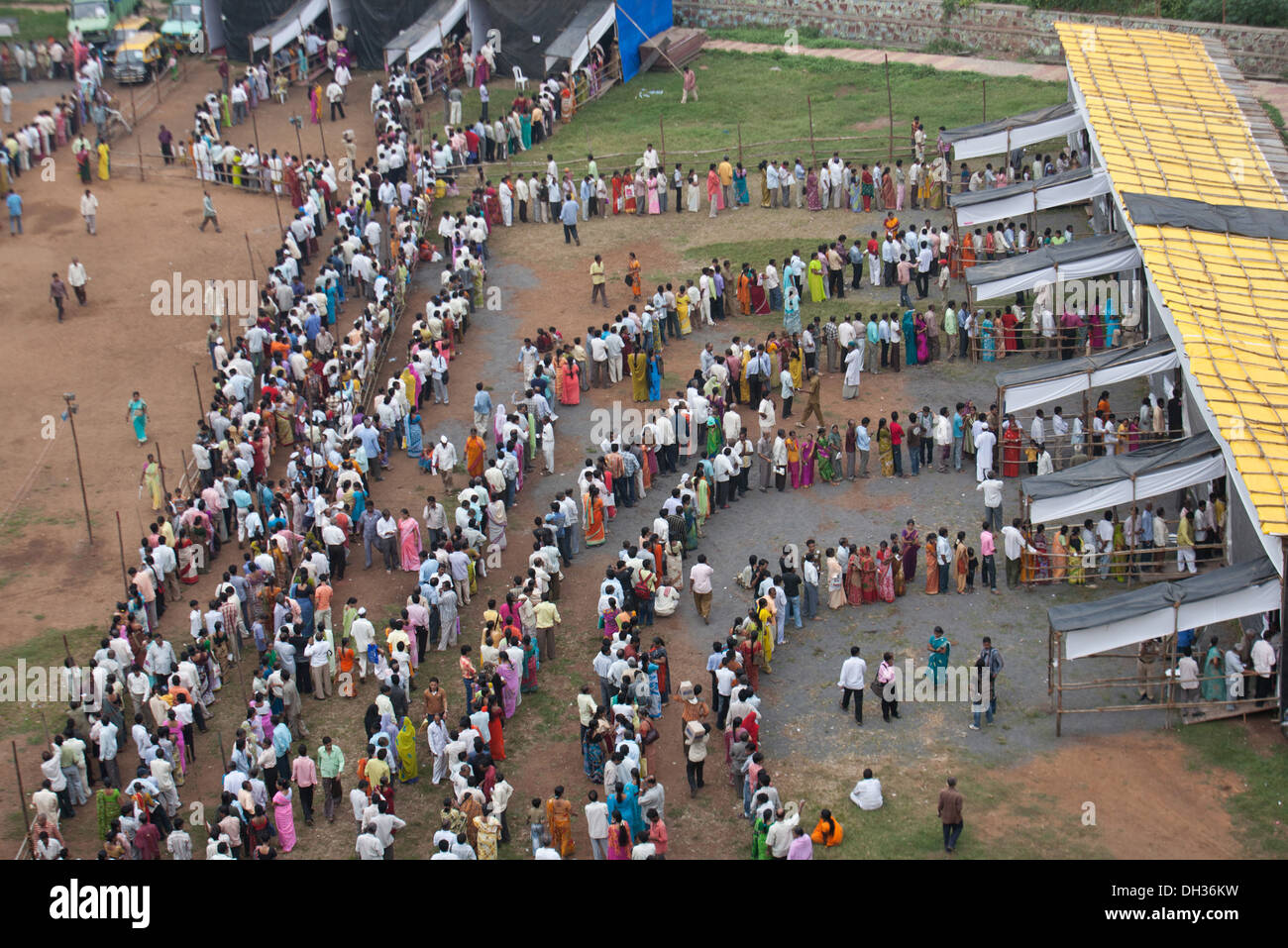 Election crowd india hi-res stock photography and images - Alamy