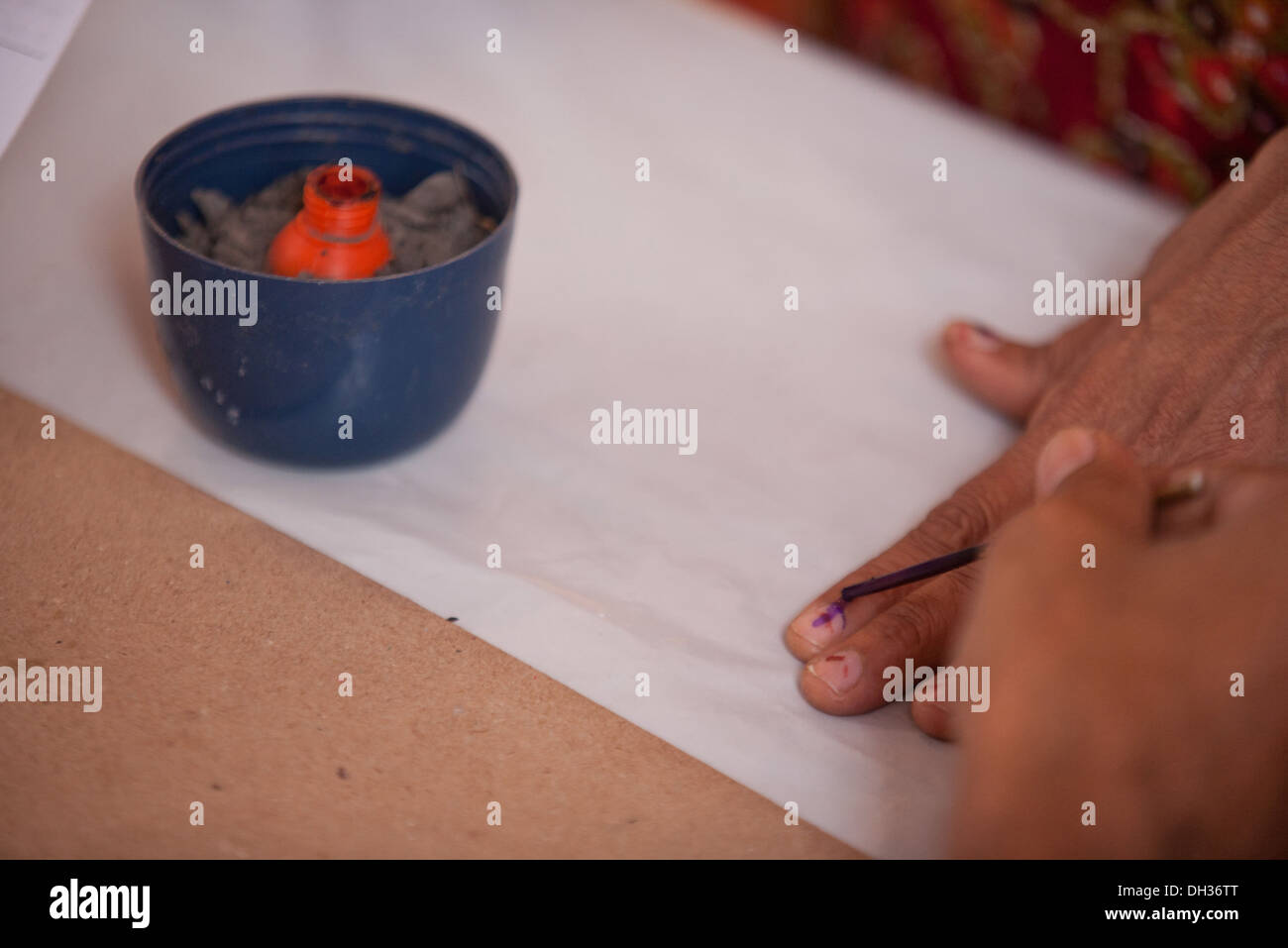 Finger Ink High Resolution Stock Photography and Images - Alamy