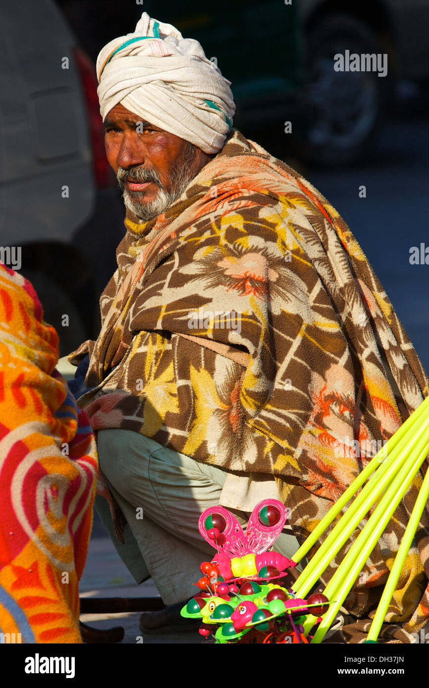 Fierce Looking Street Trader in Saket, a suburb of Delhi, India Stock ...