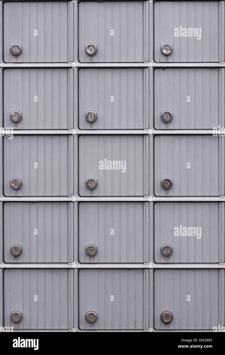 Mail boxes detail Stock Photo - Alamy