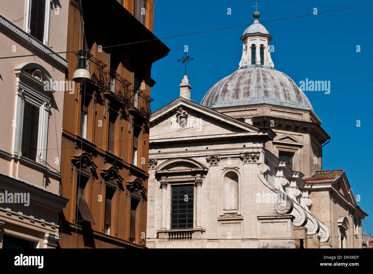 Church in Via di S. Francesco di Paola, Rome, Italy Stock Photo - Alamy
