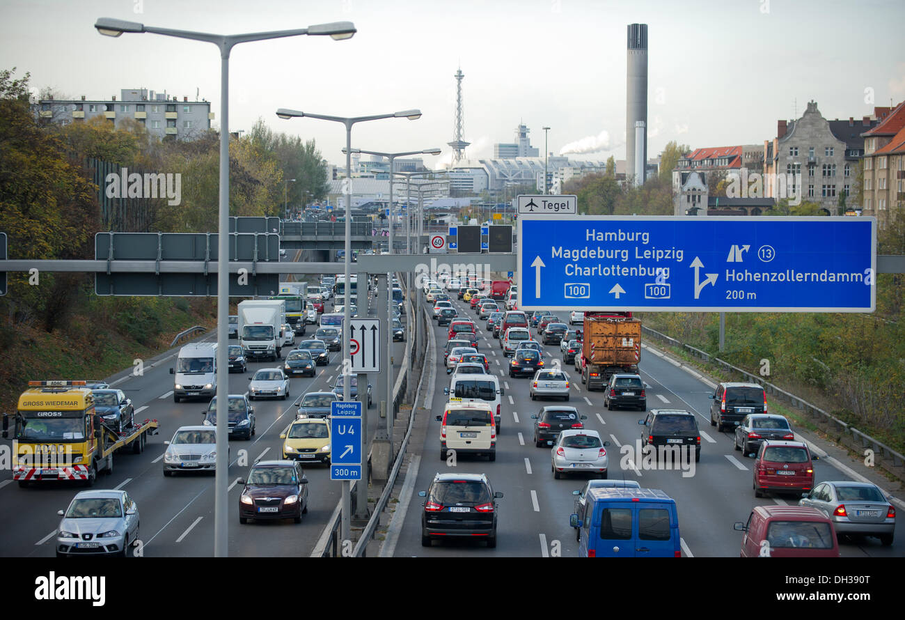 Berlin germany traffic congestion in hi-res stock photography and ...