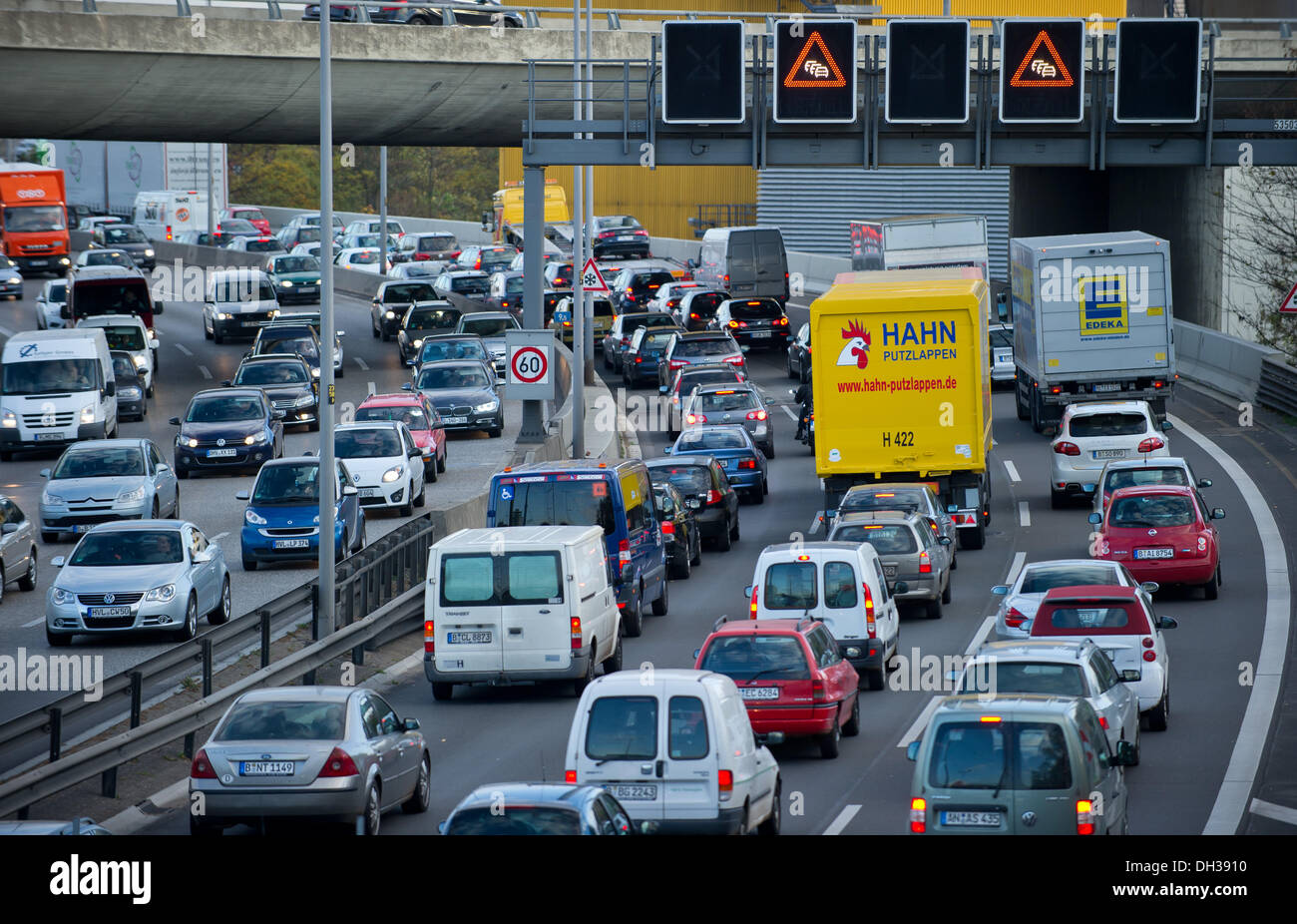 Berlin germany traffic congestion in hi-res stock photography and ...