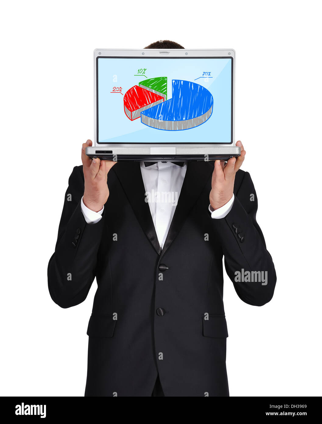 Laptop chart hi-res stock photography and images - Alamy