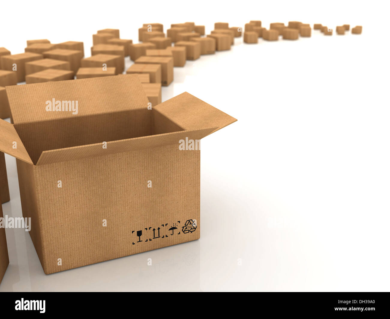 Cardboard box boxes hi-res stock photography and images - Alamy