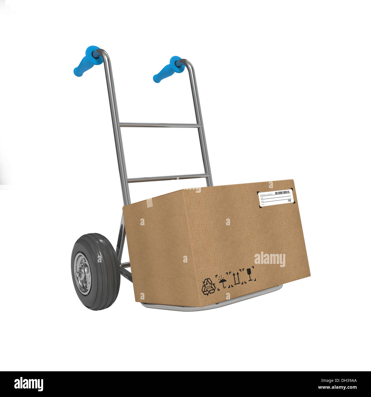 Hand truck cart hi-res stock photography and images - Alamy