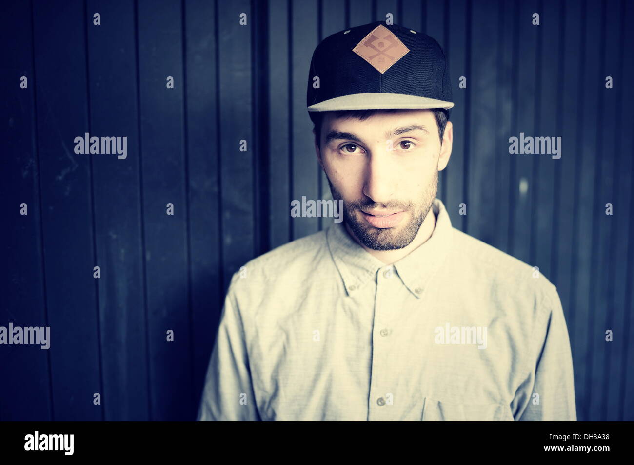 British DJ Linden Jay photographed in London on 21 August 2013. Photo ...