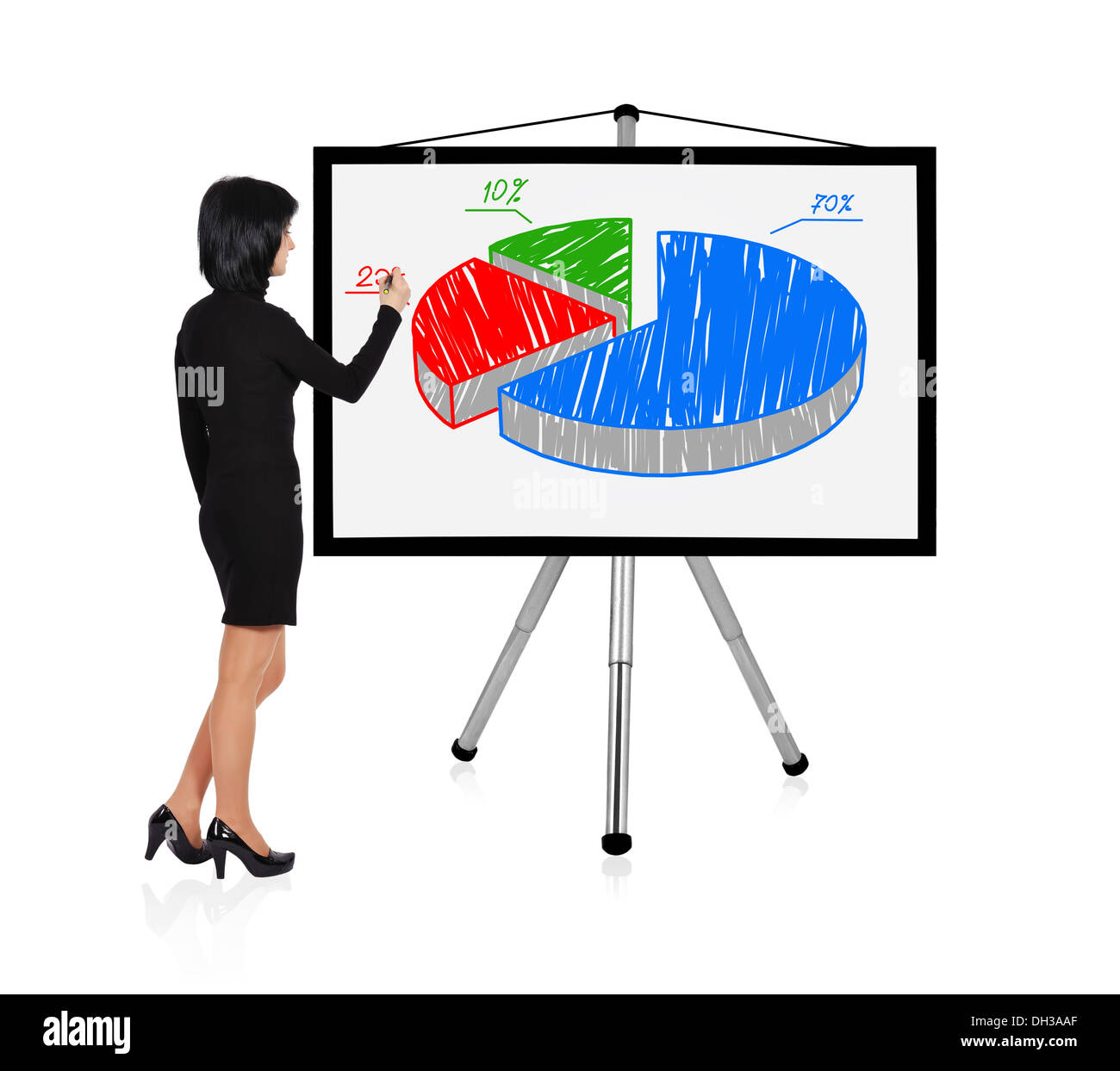 Flip chart with graph hi-res stock photography and images - Alamy