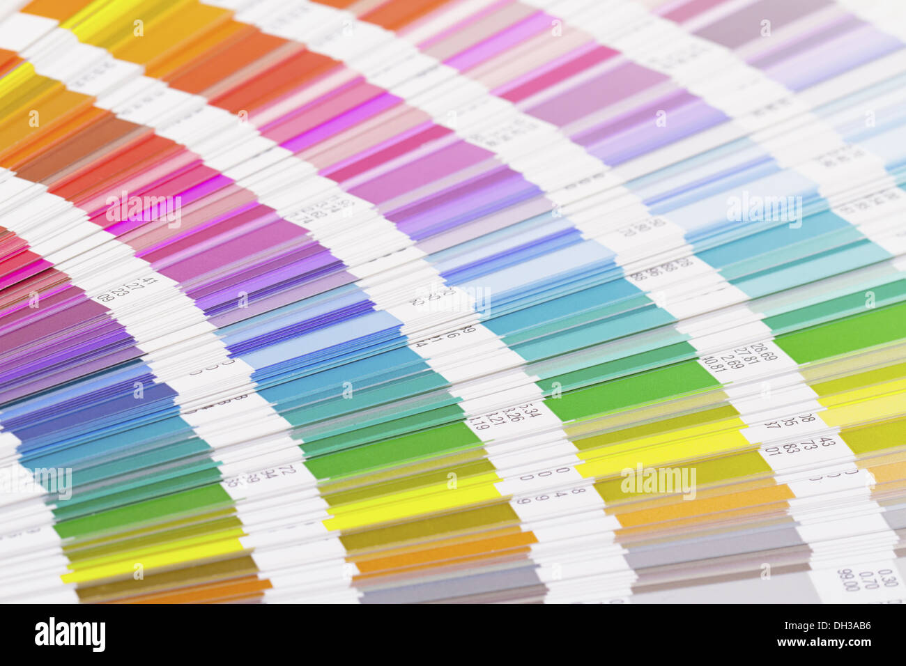 Open color guide Stock Photo - Alamy