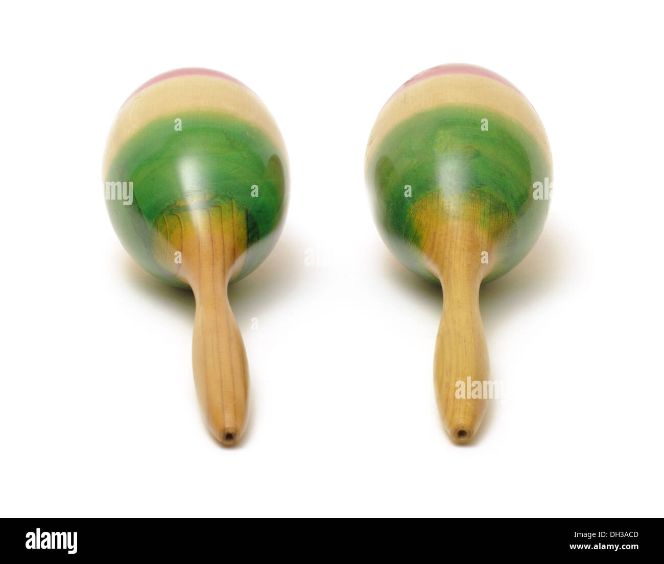Maracas on white Stock Photo - Alamy