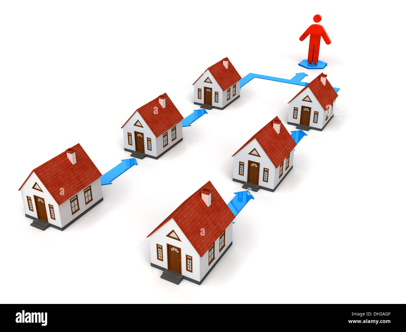 Communications house Cut Out Stock Images & Pictures - Alamy