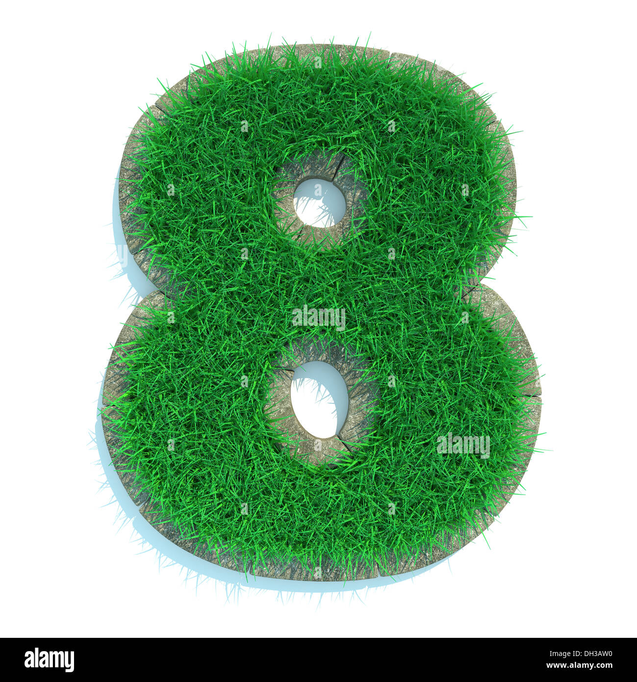 Grass texture illustration Cut Out Stock Images & Pictures - Alamy