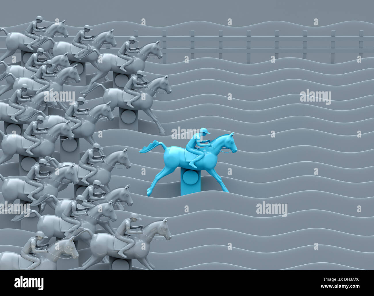 Carnival horse race game hi-res stock photography and images - Alamy