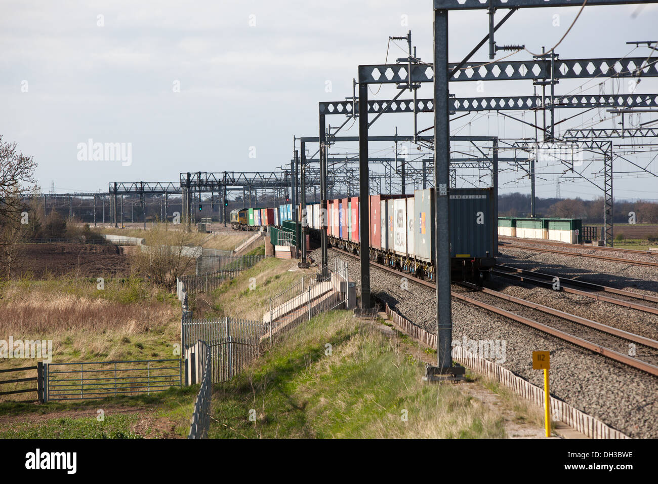 Intermodal bulk goods transportation infrastructure electrified ...