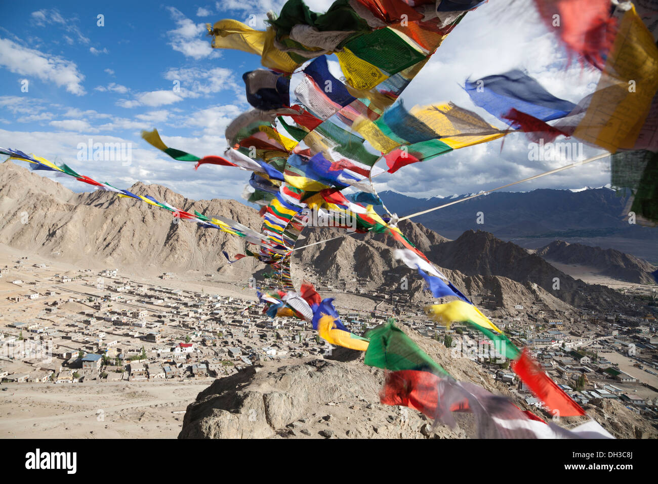 Temples and indian flags hi-res stock photography and images - Alamy