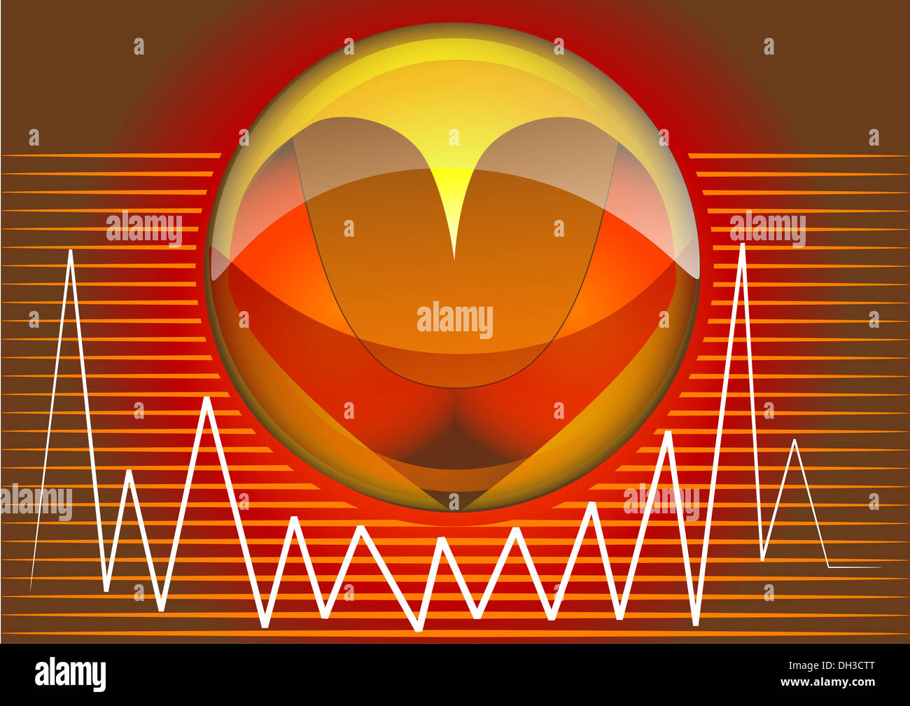 heart rhythms. abstract medical background. 10 EPS Stock Photo - Alamy