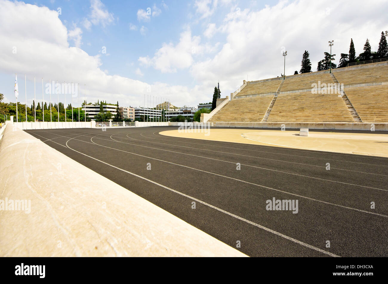 Athens olympic stadium track hi-res stock photography and images - Alamy