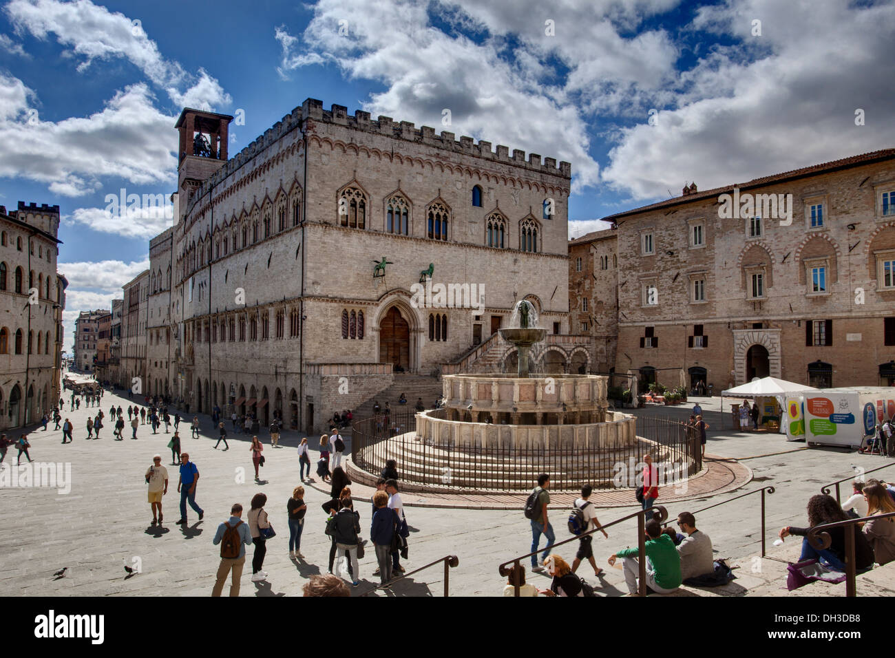 Perugia piazza italia hi-res stock photography and images - Alamy