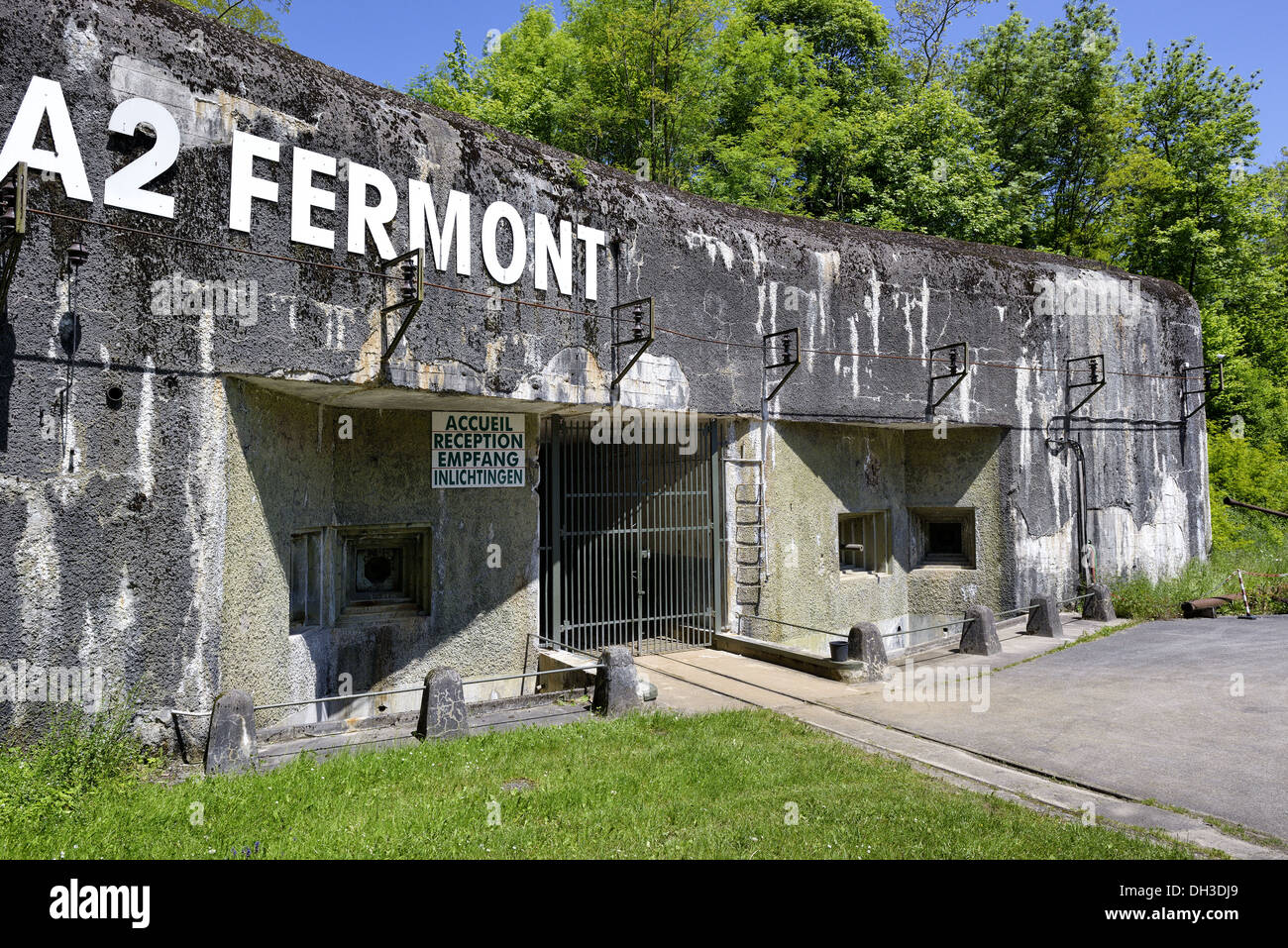 Material entrance, Fermont fortress, Maginot line Stock Photo - Alamy