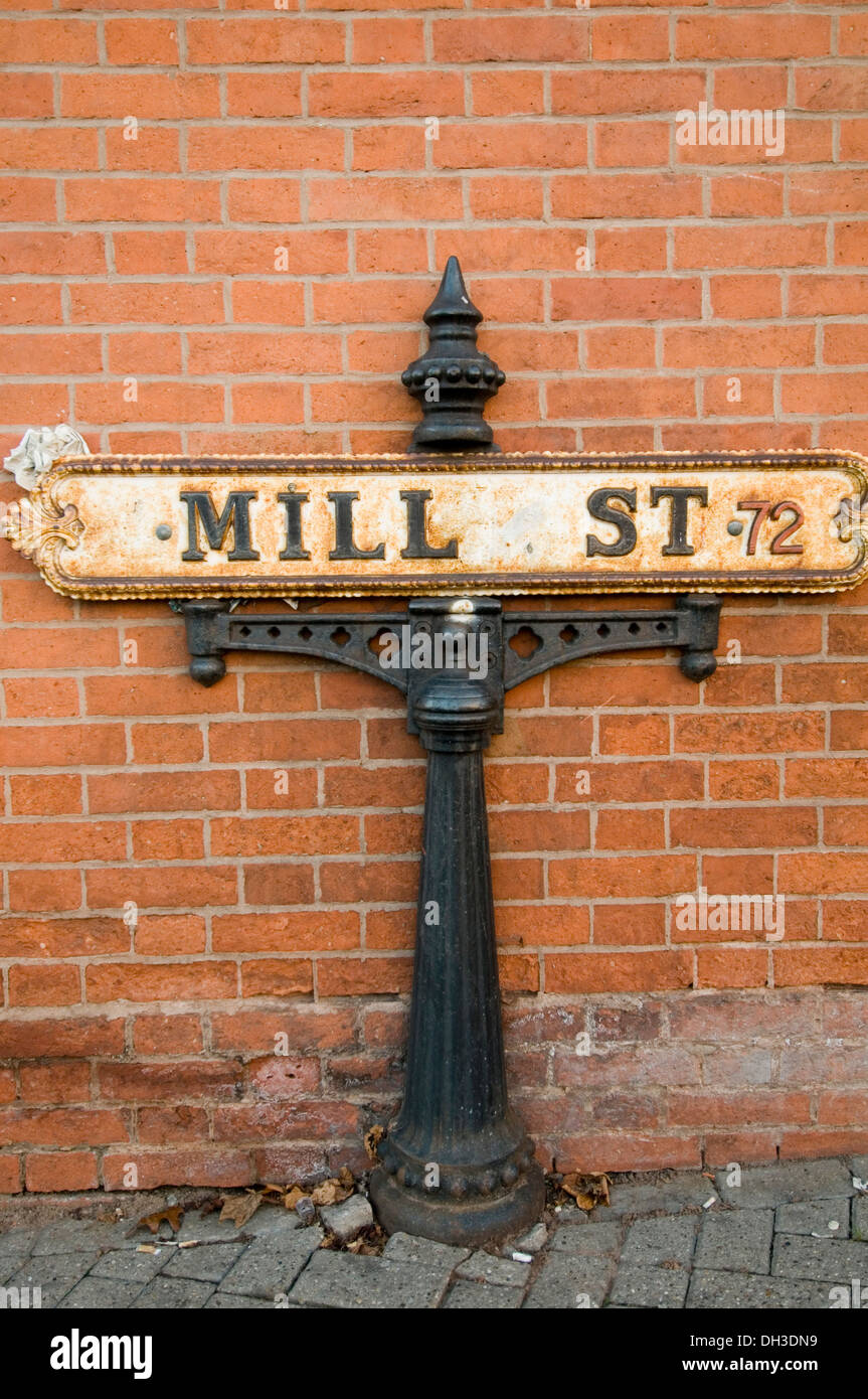 Old Fashioned Street Signs Old English Road Signs Hi Res Stock