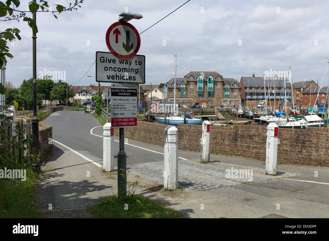 The oldest surviving medieval toll bridge at Eling Totton Southampton ...