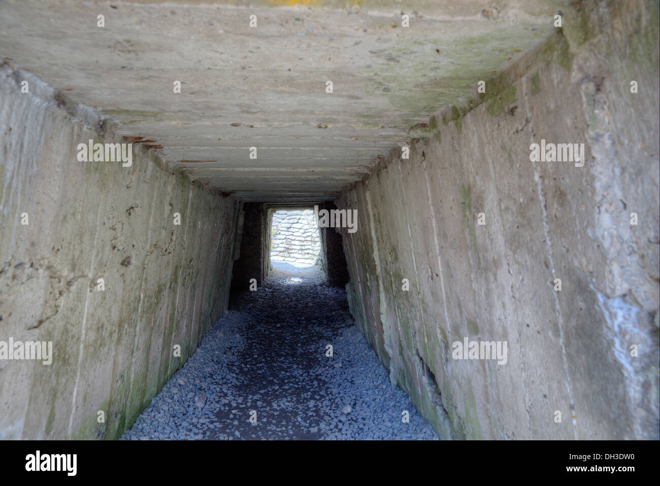 Small underground passage between trenches Stock Photo - Alamy