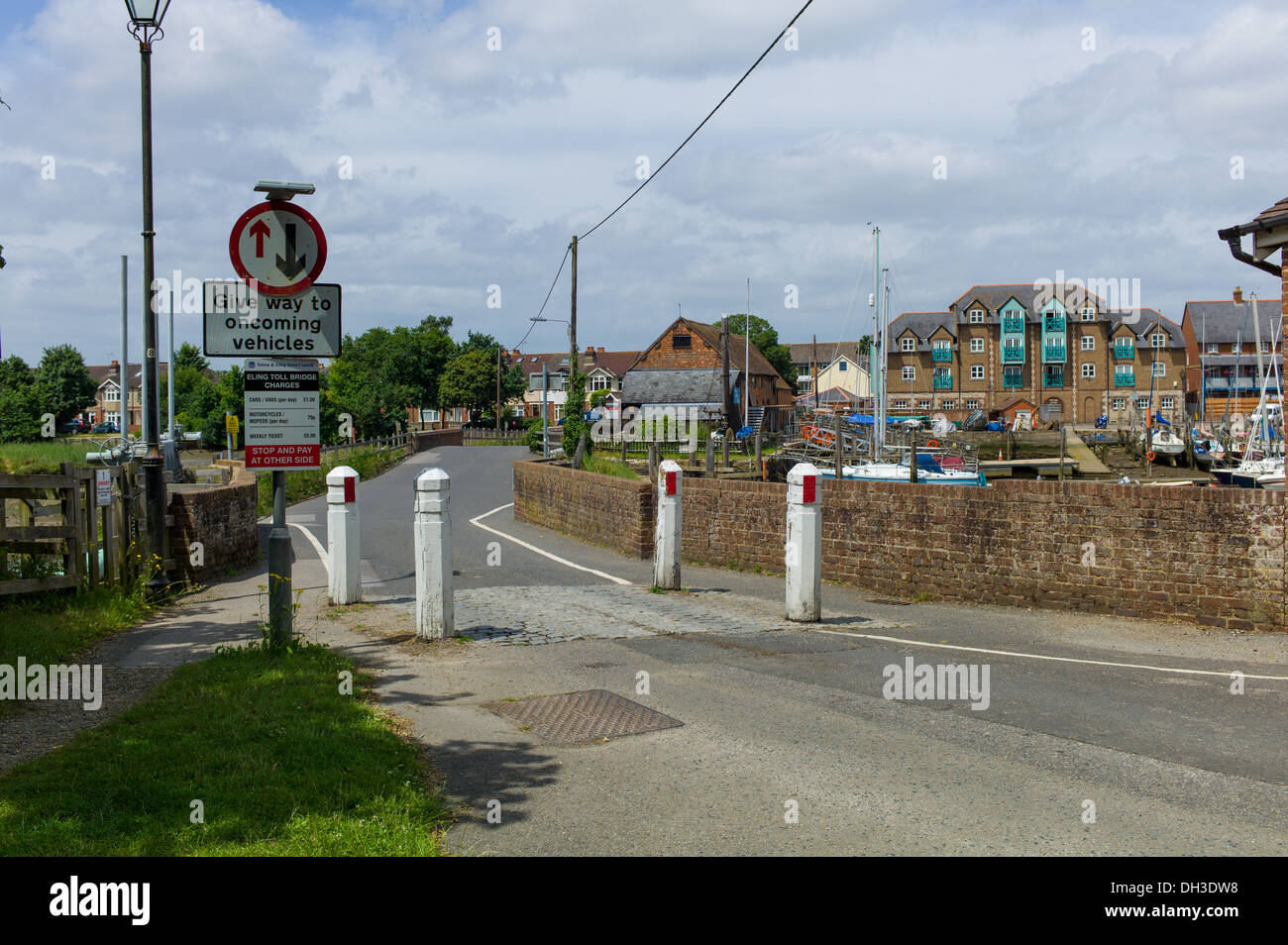 The oldest surviving medieval toll bridge at Eling Totton Southampton ...