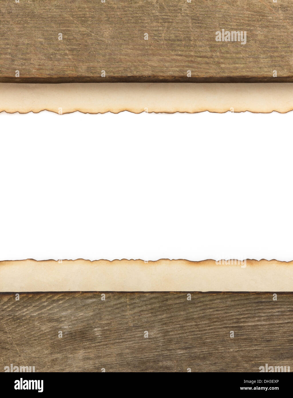 paper and wood texture isolated on white background Stock Photo - Alamy