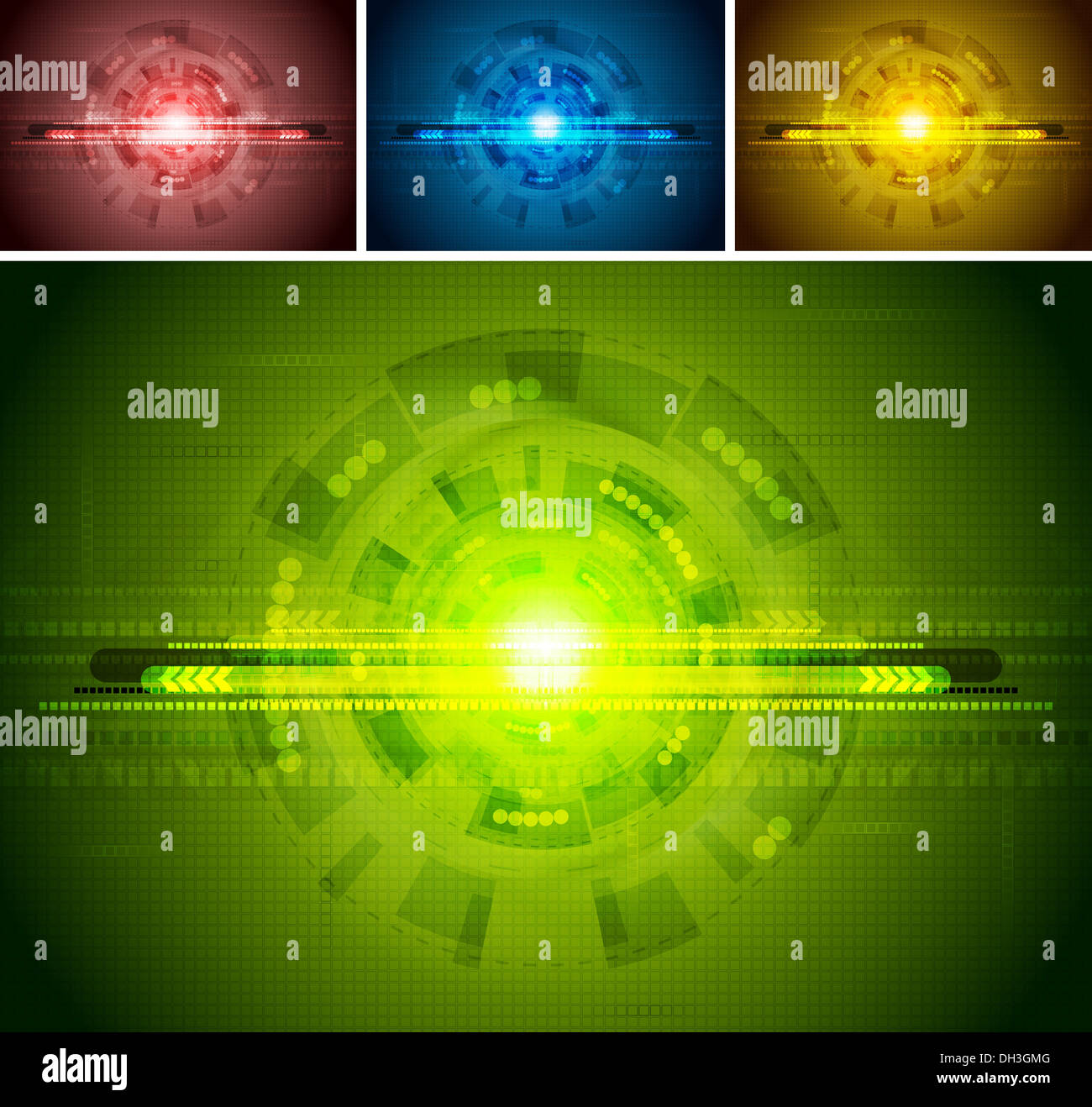 Colorful hi-tech backgrounds. Vector illustration eps 10 Stock Photo ...
