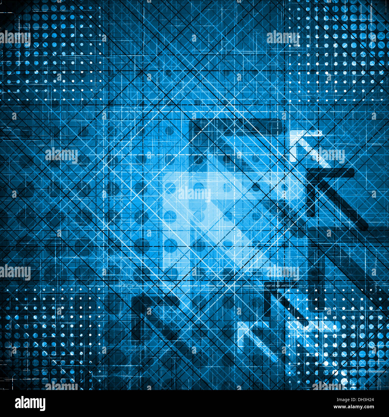 Blue hi-tech design with arrows. Vector background eps 10 Stock Photo ...