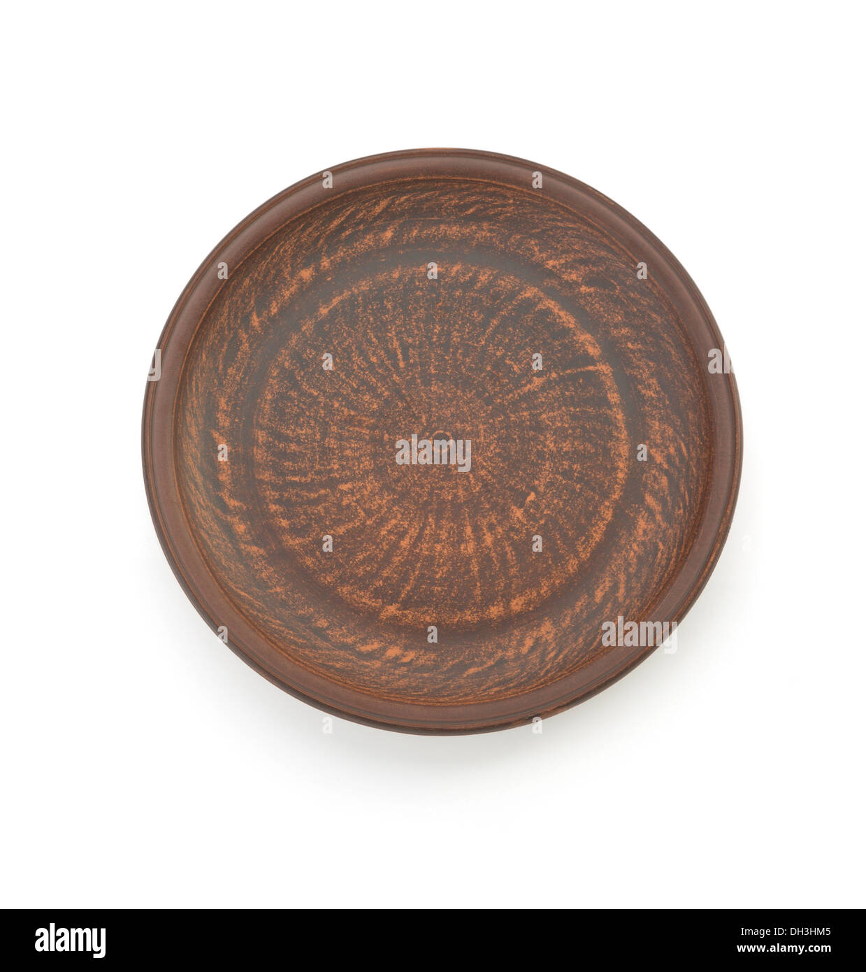 empty plate isolated on white background Stock Photo - Alamy