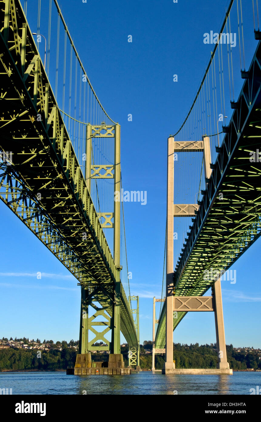 Narrows Bridge in Tacoma Washington Puget Sound Stock Photo - Alamy