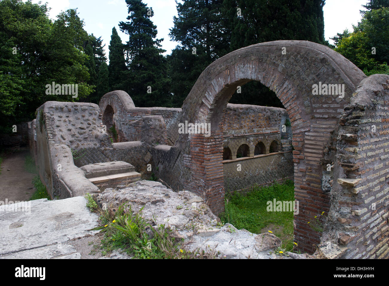 ancient, archeologic, Europa, Italy, Latium, Lazio, Ostia antica ...