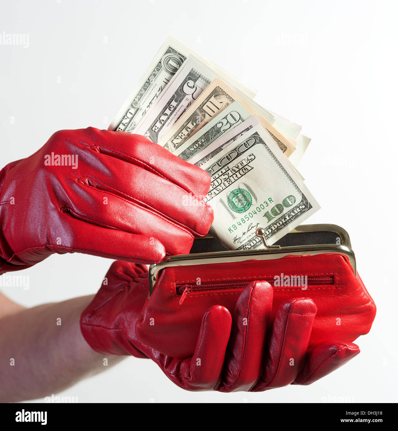 Gloved hand hi-res stock photography and images - Alamy