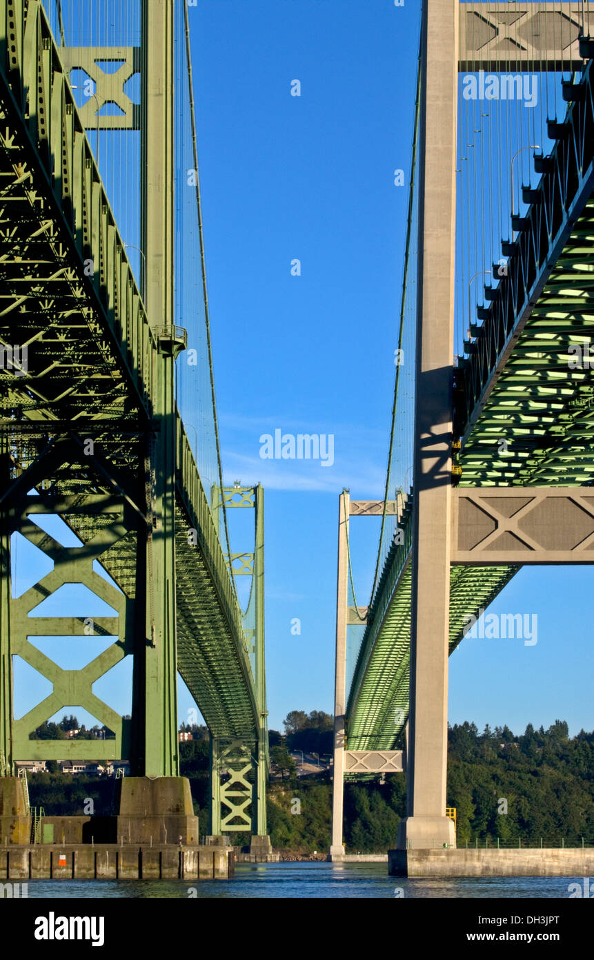 Narrows Bridge in Tacoma WA State Puget Sound Stock Photo - Alamy